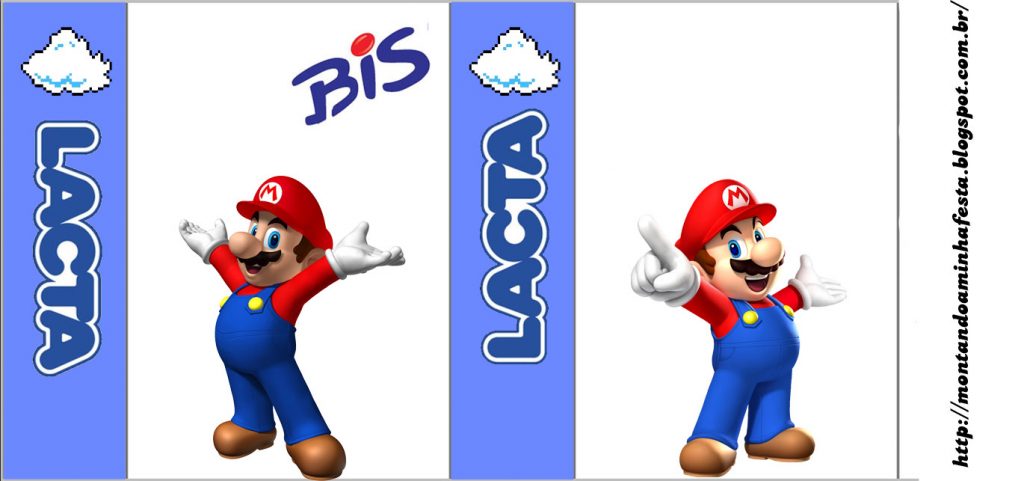Kit festa Super Mário Bros grátis - Montando Minha Festa