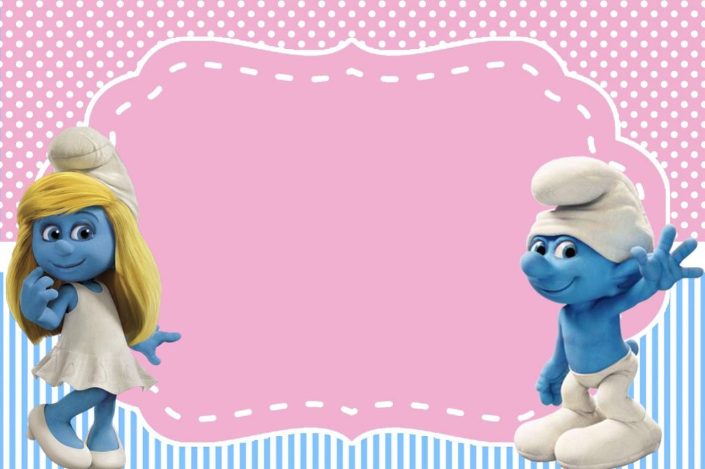 Kit festa Os Smurfs 2 rosa - Montando Minha Festa