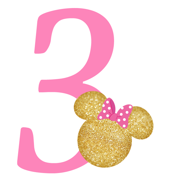 Minnie rosa e dourado - Uma nova versão do tema para quem quer fugir do ...