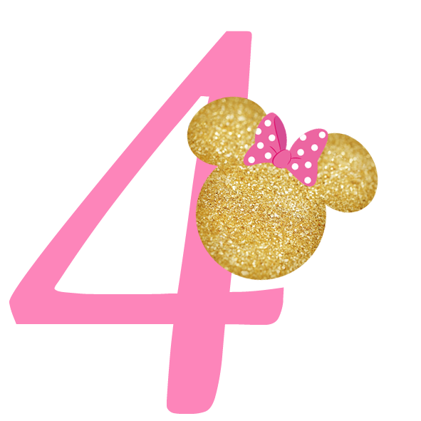 Minnie rosa e dourado - Uma nova versão do tema para quem quer fugir do ...