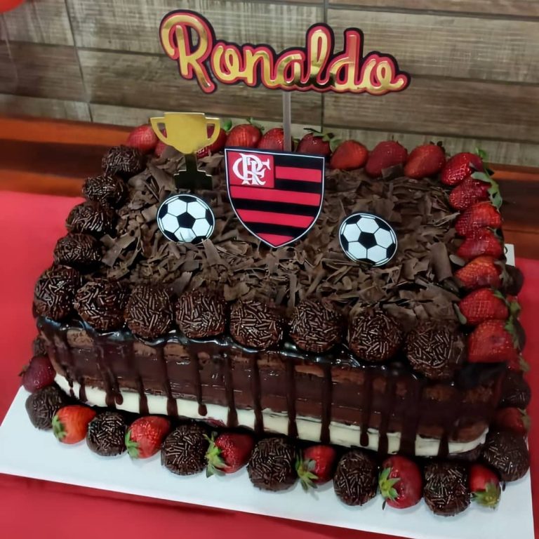 Bolo flamengo: Mais de 40 fotos de bolo para te inspirar - Montando ...