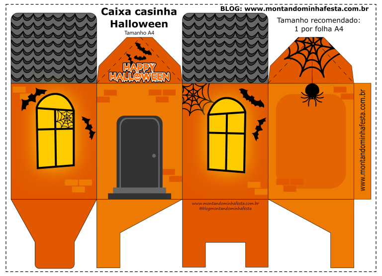 Kit festa Halloween para imprimir