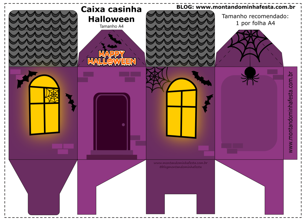 Kit festa Halloween para imprimir